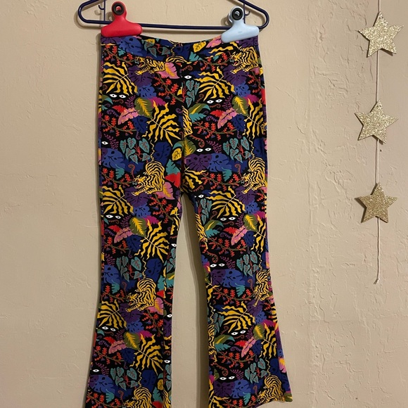 Nooworks | Pants & Jumpsuits | Nooworks Tropi Trip Kick Flares | Poshmark
